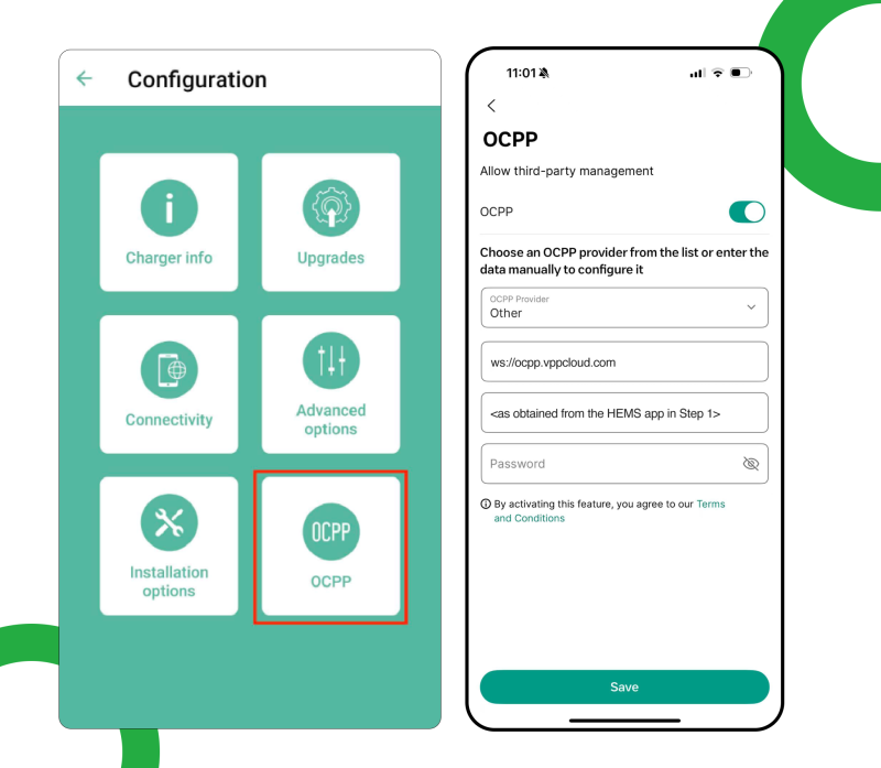 Wallbox Charger Configuration via OCPP - enjoyelec